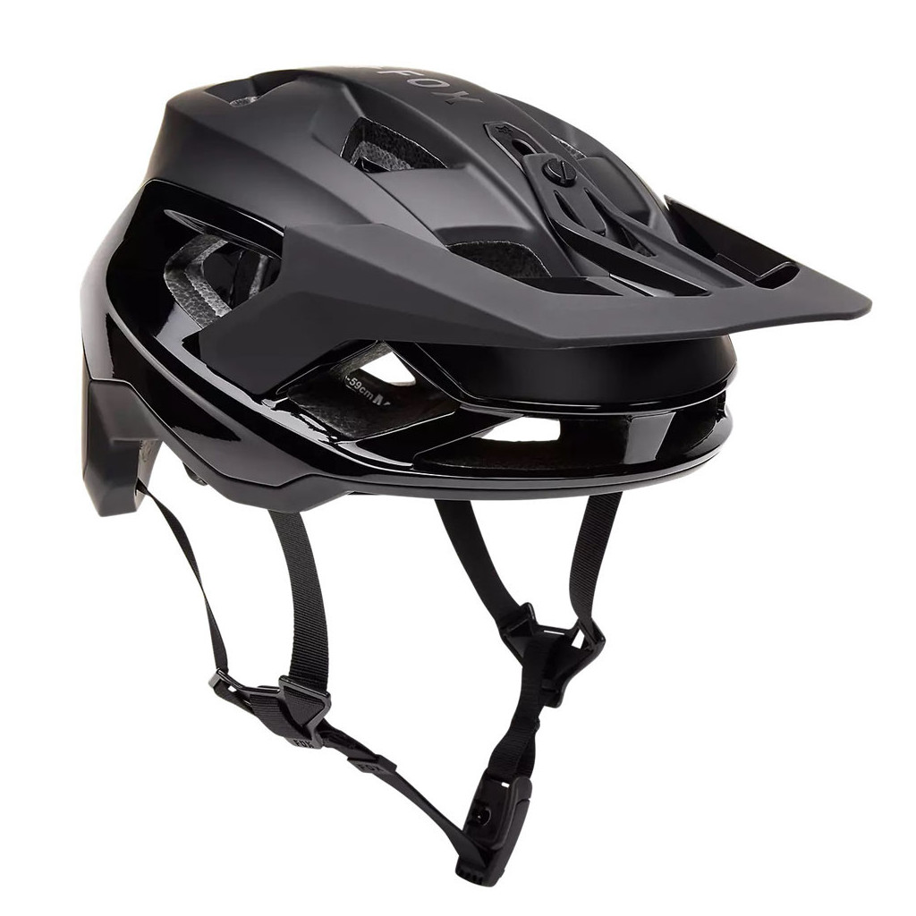Casco MTB Fox Speedframe Pro Negro 2025 - Cierre FidLock - Ajuste occipital