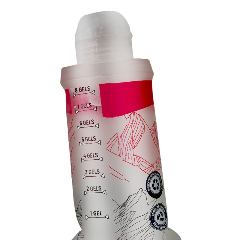 Botella blanda de gel rellenable Overstim.s Soft Flask con capacidad 150 ml